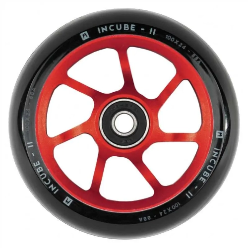 Ethic Incube V2 100mm kółko do hulajnogi wyczynowej | Red | RMD Bike Shop