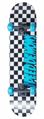Speed Demons Checkers skateboard | 8" Blue I RMD BIKE shop - BMX, MTB ...